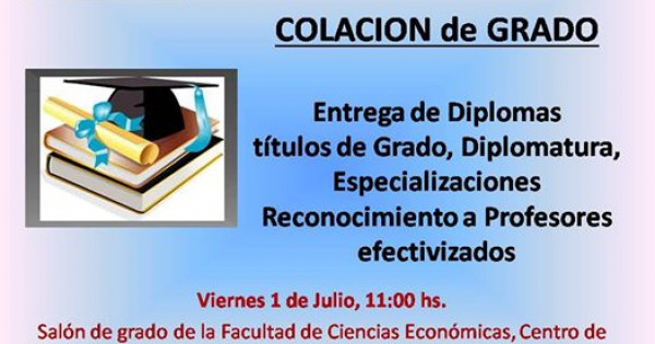 Colación de Grado - Facultad de Odontología